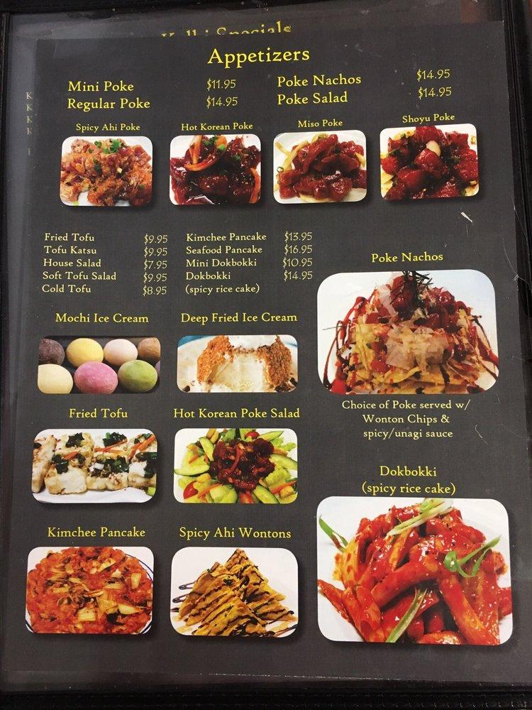 Menu at Kim Chee Restaurant 7, Aiea