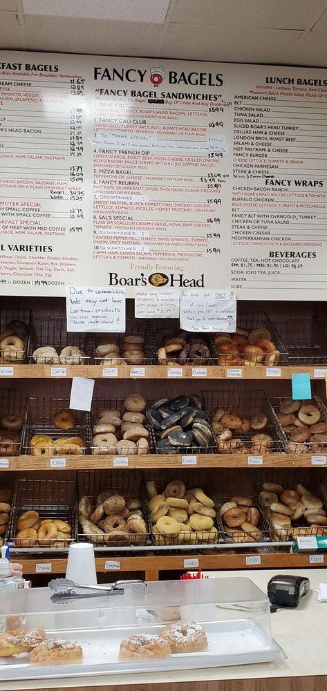 Menu at Fancy Bagels Inc. restaurant, Southington, 405 Queen St