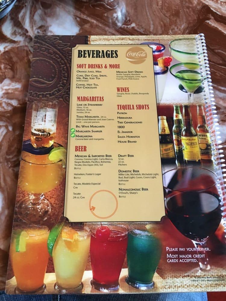Menu at Rodeo Grande restaurant, Roanoke