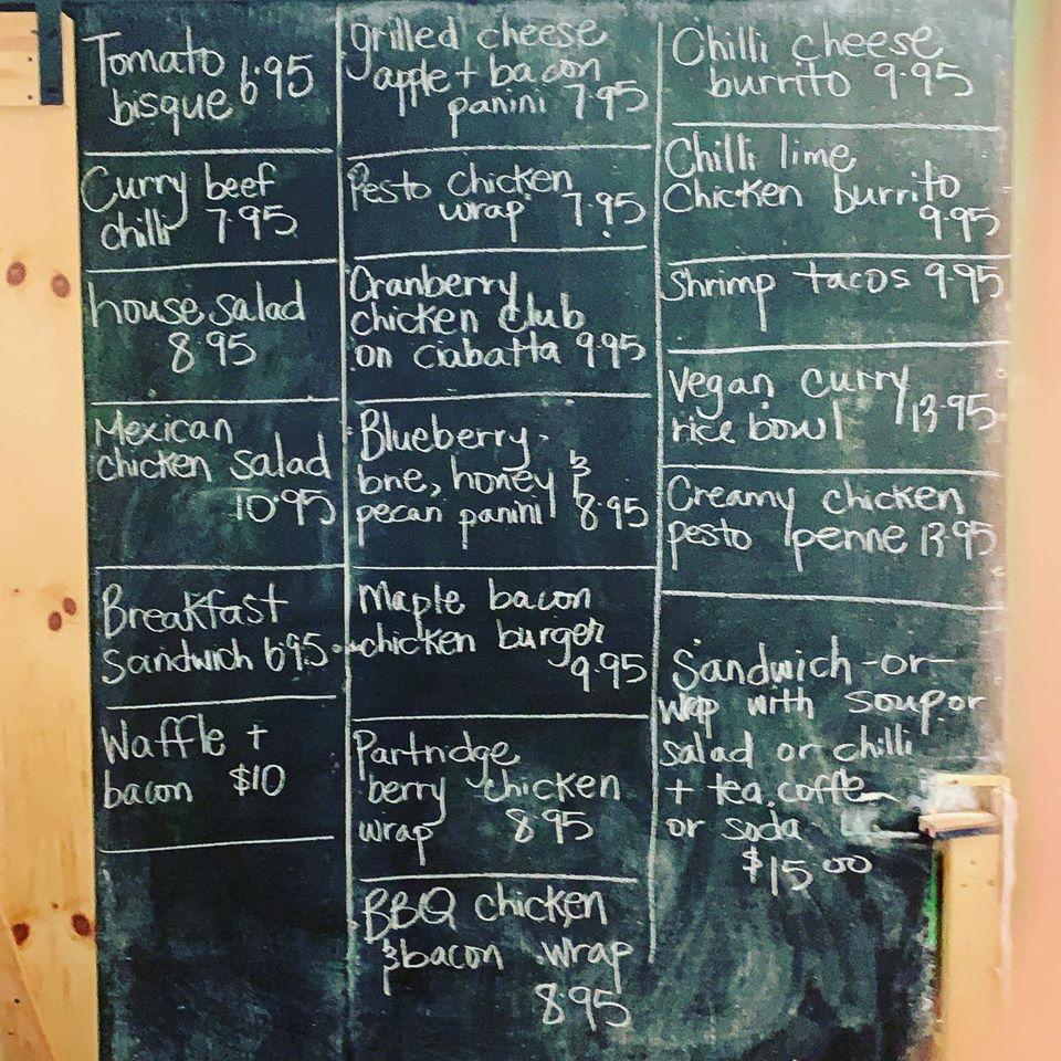 Menu at The Third Place Cafe + Bistro, Grand Falls-Windsor, 100 Taylor Rd