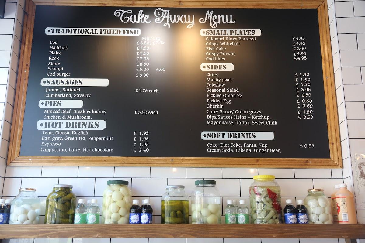 Menu at Hoxton Fish House pub & bar, London
