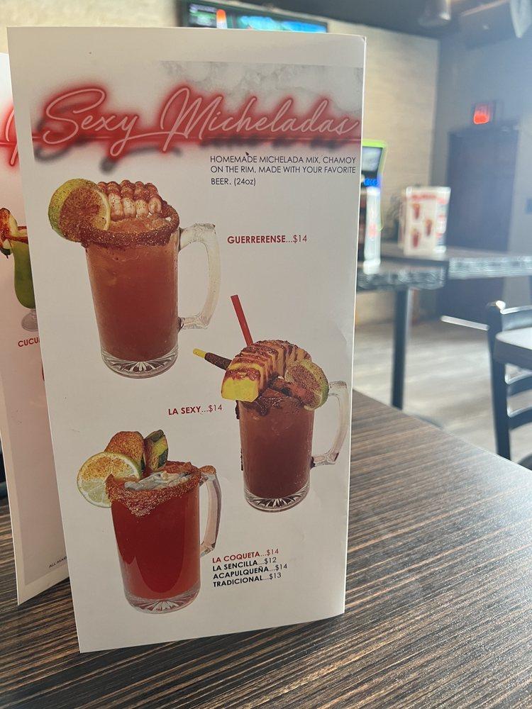 Carta del pub y bar La Sexy Michelada, Monrovia