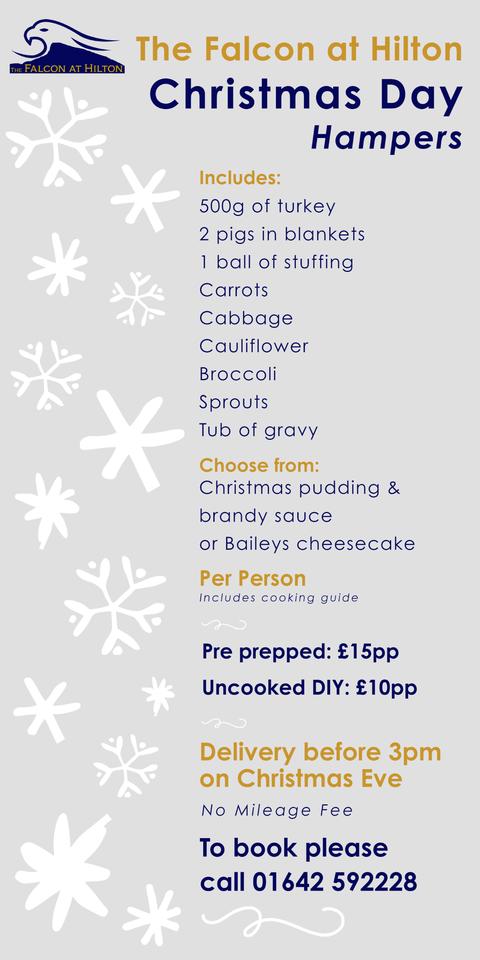 Menu at The Falcon at Hilton pub & bar, Thornaby
