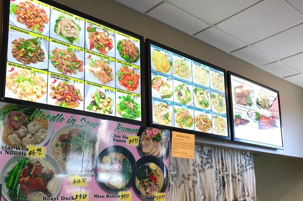 Menu at Asian Mix fast food, Honolulu, 1234 S Beretania St.
