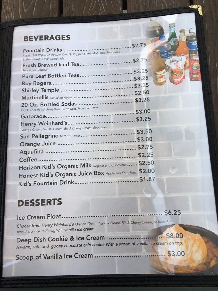 Menu at Ojai Pizza Company, Oak View pizzeria, Oak View