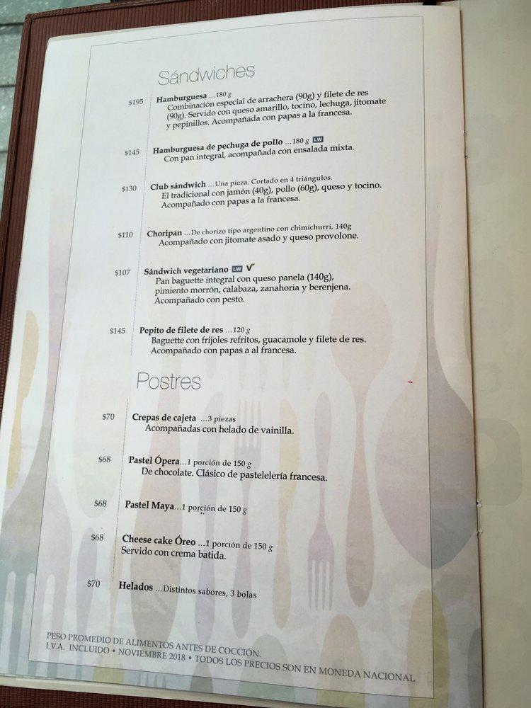 Menu at Condimento restaurant, Ciudad López Mateos, Av. Paseo de la ...