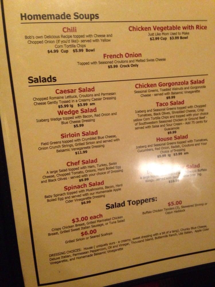 Menu at The Other Place Pub, Boylston