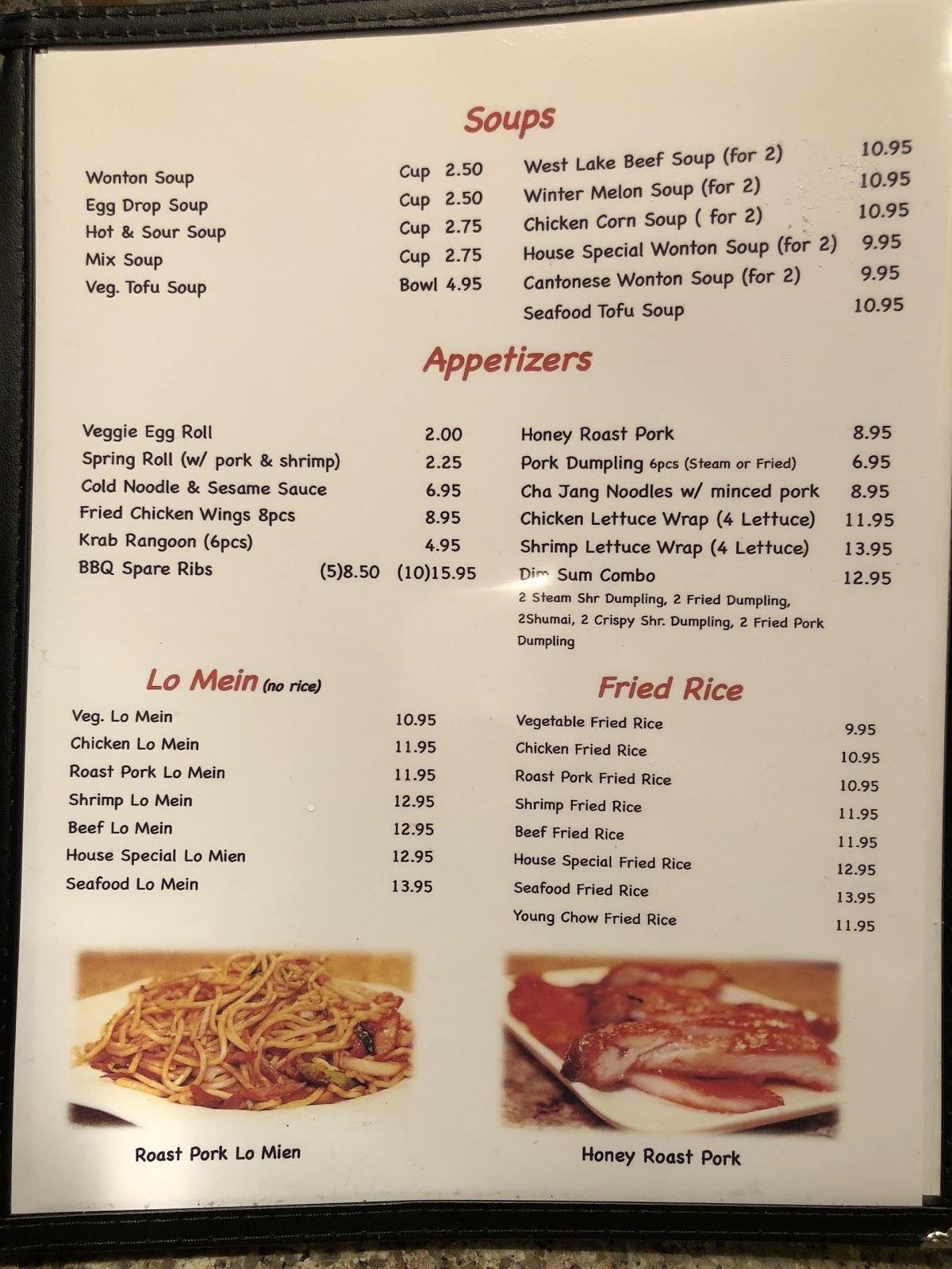 Menu at Real Wok restaurant, Lake Worth