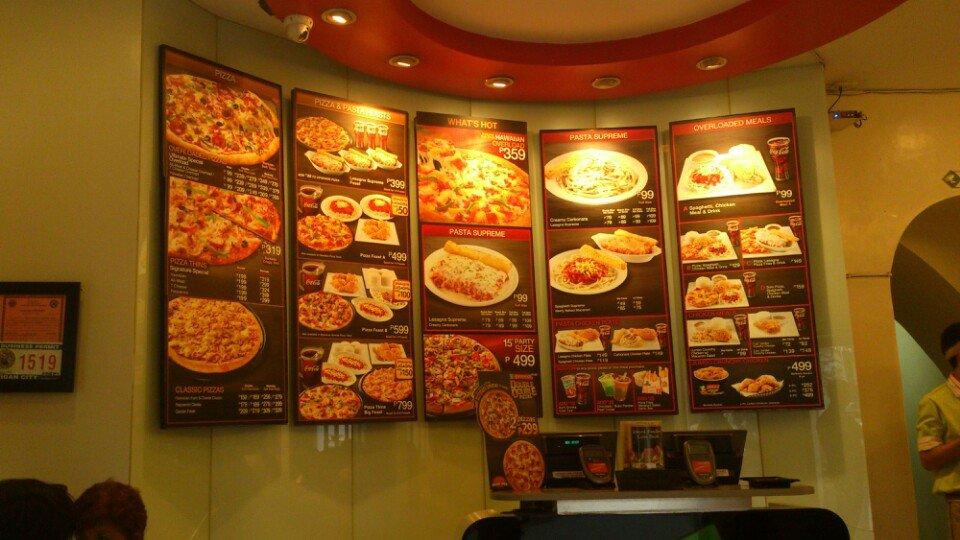 Menu at Greenwich restaurant, Vigan City, Ground Floor