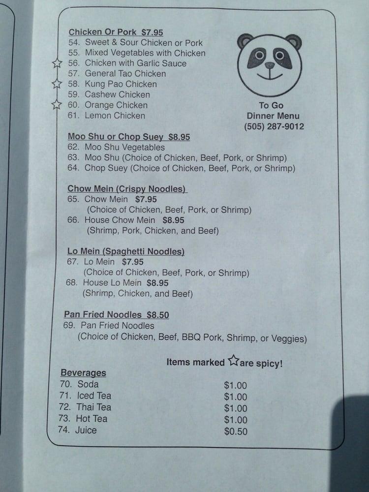 Menu at Tasty Kitchen restaurant, Grants