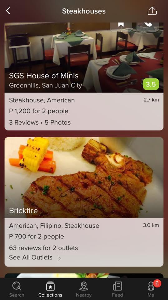 Menu at Brickfire steakhouse, Quezon City, Esteban Abada St