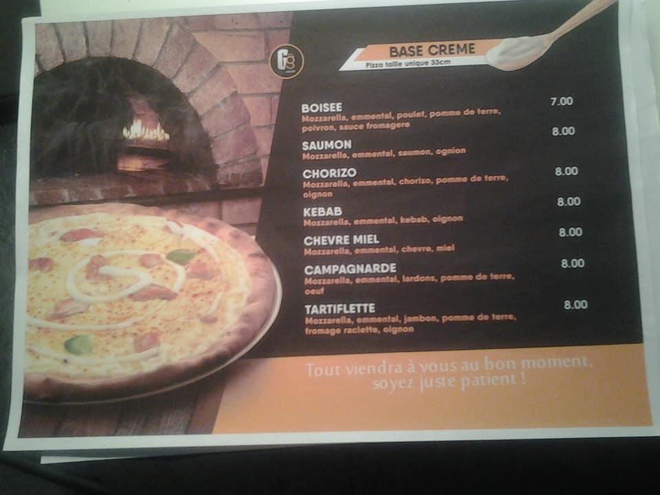 Menu at Gad Food restaurant, Rive-de-Gier