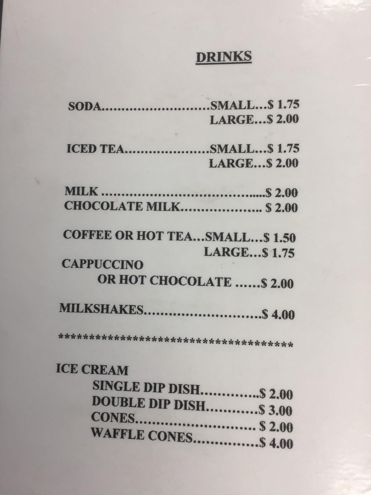Menu at Country Coffee, Quarryville, Beaver Valley Pike