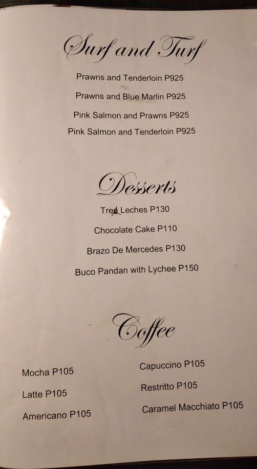 Menu at Casa Renato Resto & Events Place restaurant, Quezon City, 7 ...