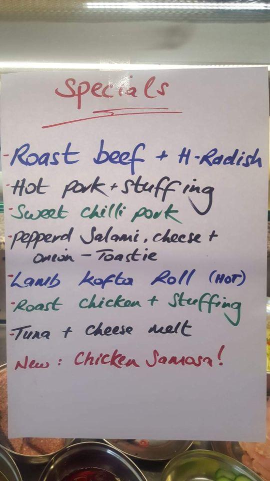 Menu at Kays Kitchen restaurant, West Drayton