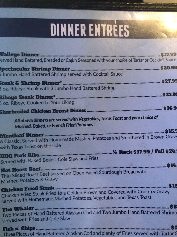 Menu at Blue Ox Central pub & bar, Las Vegas, S Eastern Ave