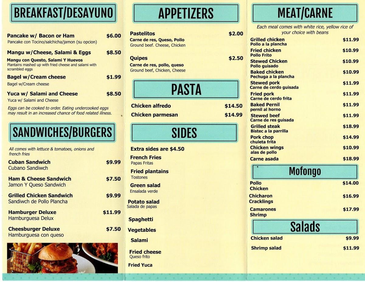 Menu at Caffe Colao Resturant restaurant, Richmond