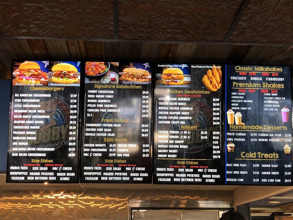 Menu at Chubby's Cafe Tooele, Tooele