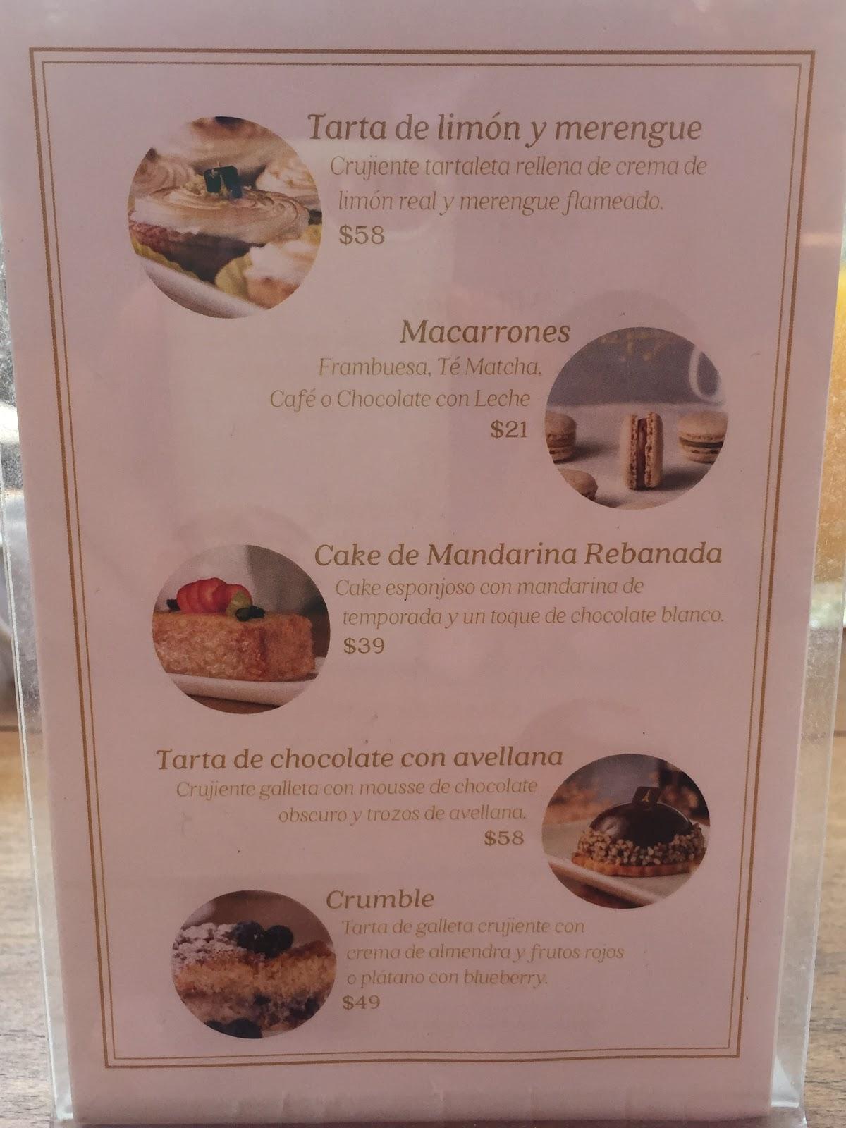 Carta del restaurante Ohlala Panaderia Bistró Chapalita, Guadalajara