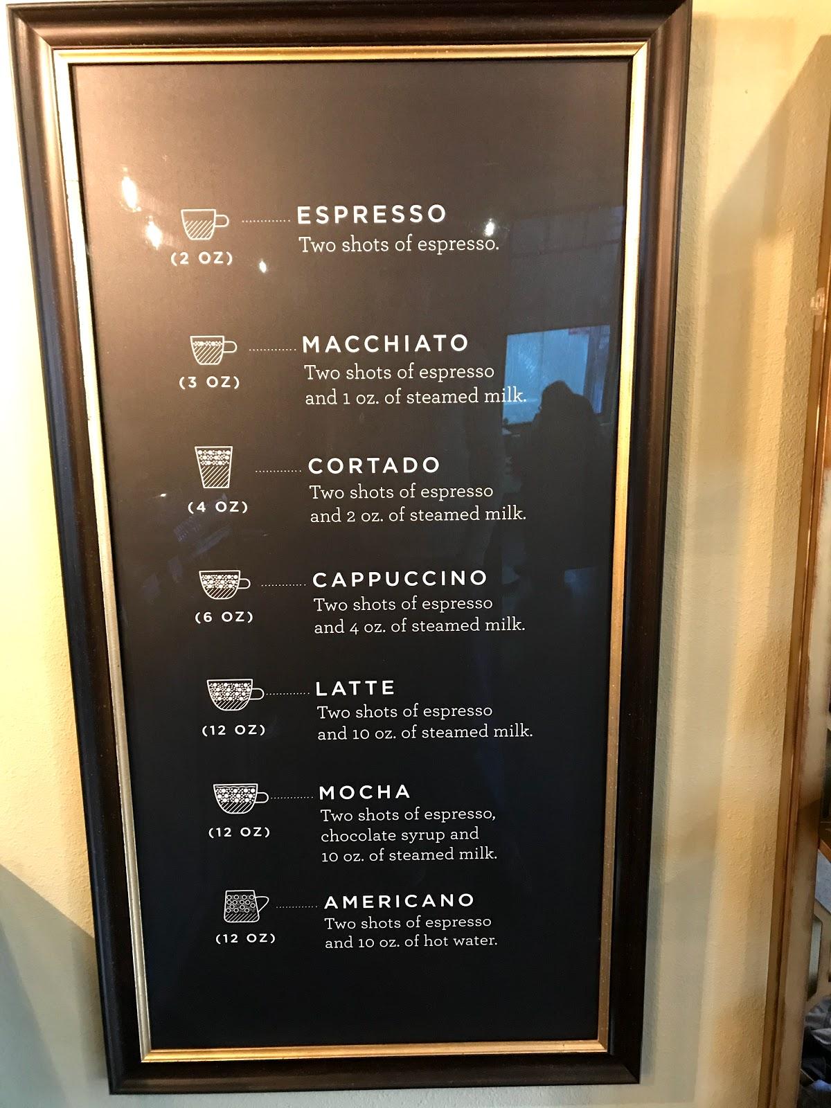 Menu at Crude Craft Coffee Bar, Fort Worth