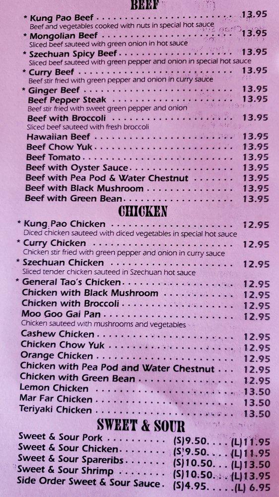 Menu at Hood River Restaurant, Hood River, 108 2nd St