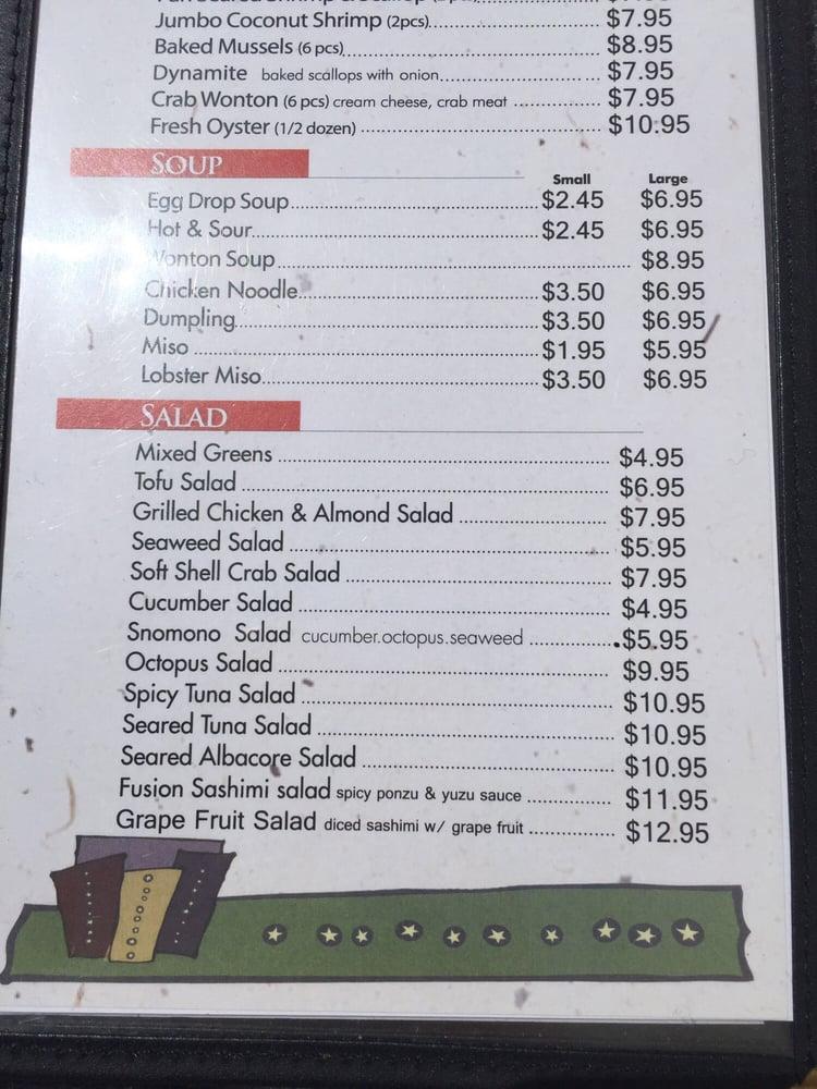 Menu at Red Mango Grill restaurant, Phelan
