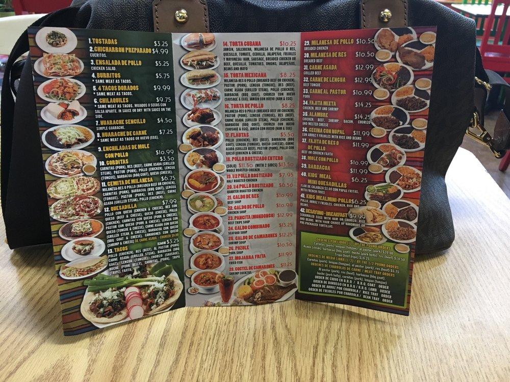 Menu at Taqueria 3 Reyes restaurant, East Riverdale