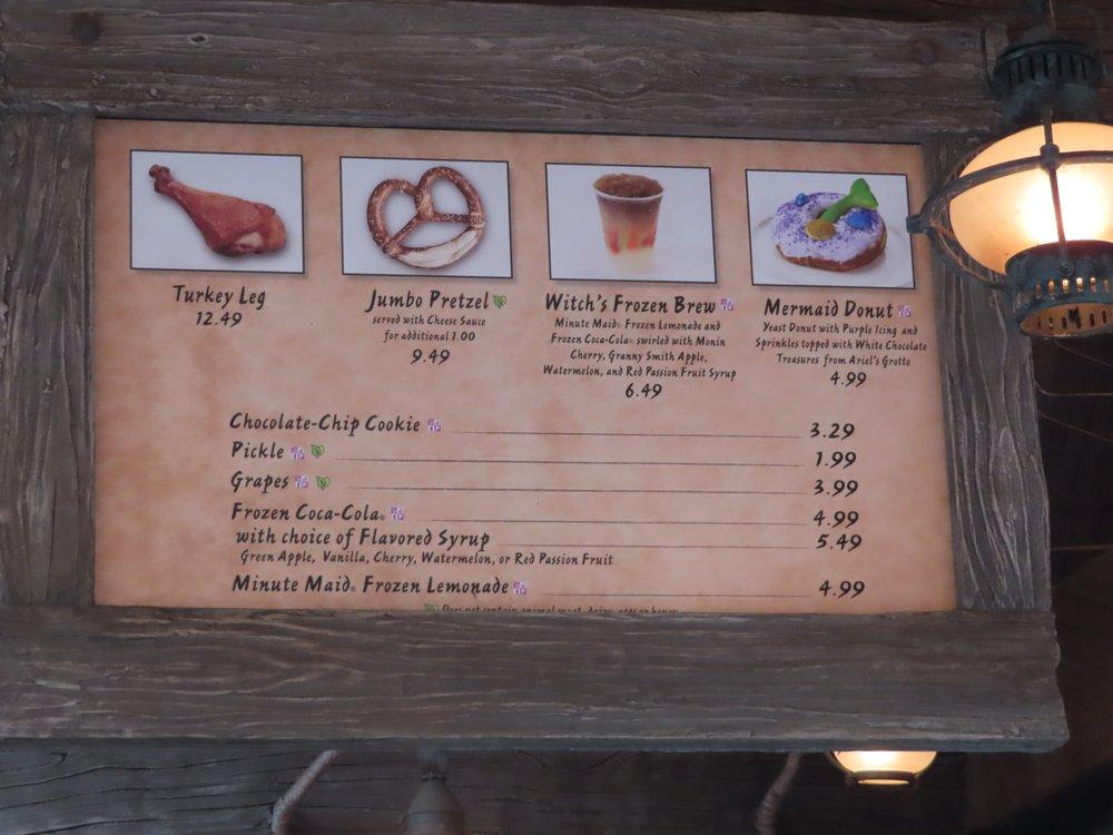 Menu at Prince Eric's Village Market desserts, Orlando