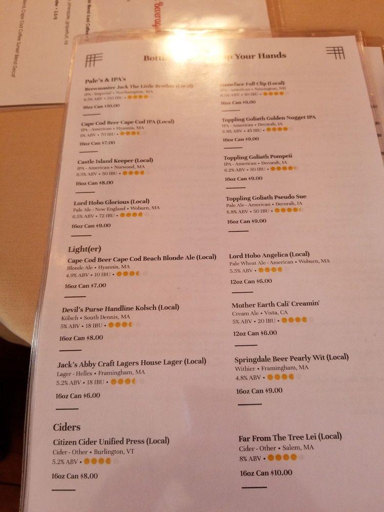 Menu at Stomping Grounds Grille pub & bar, Bourne