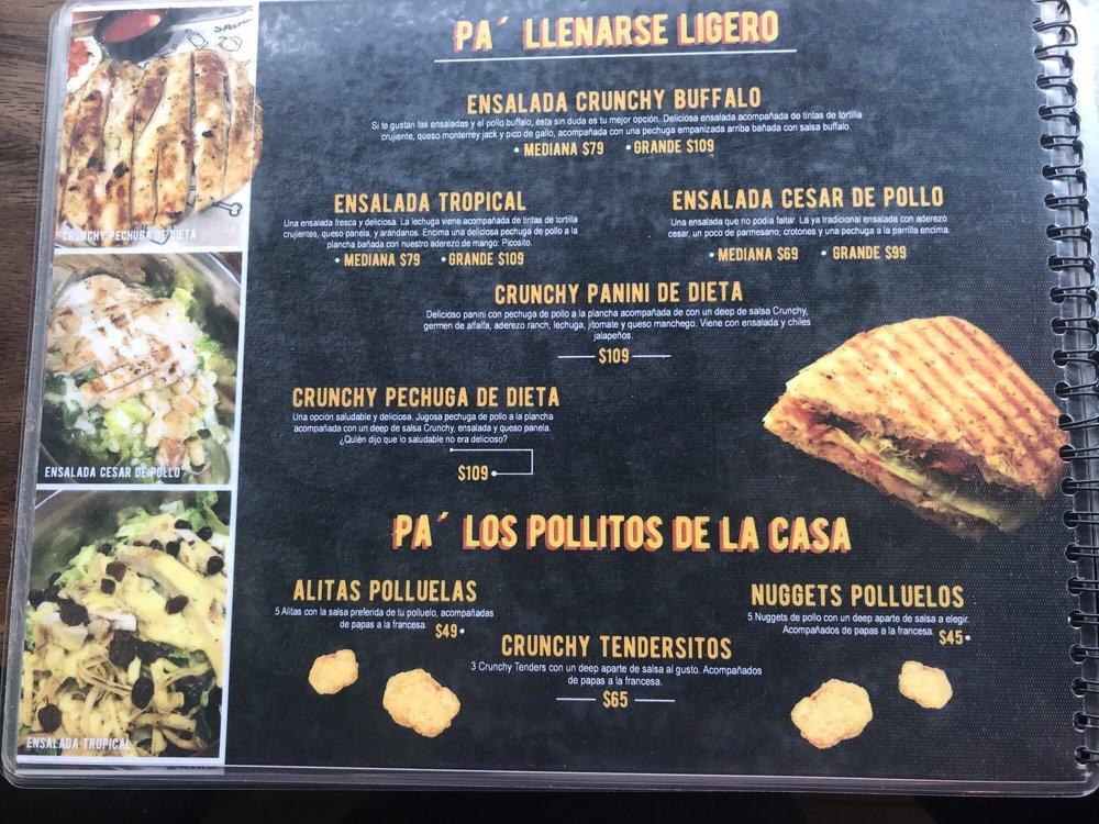 Carta de comida rápida The Crunchy Corner, Aguascalientes, Montes ...