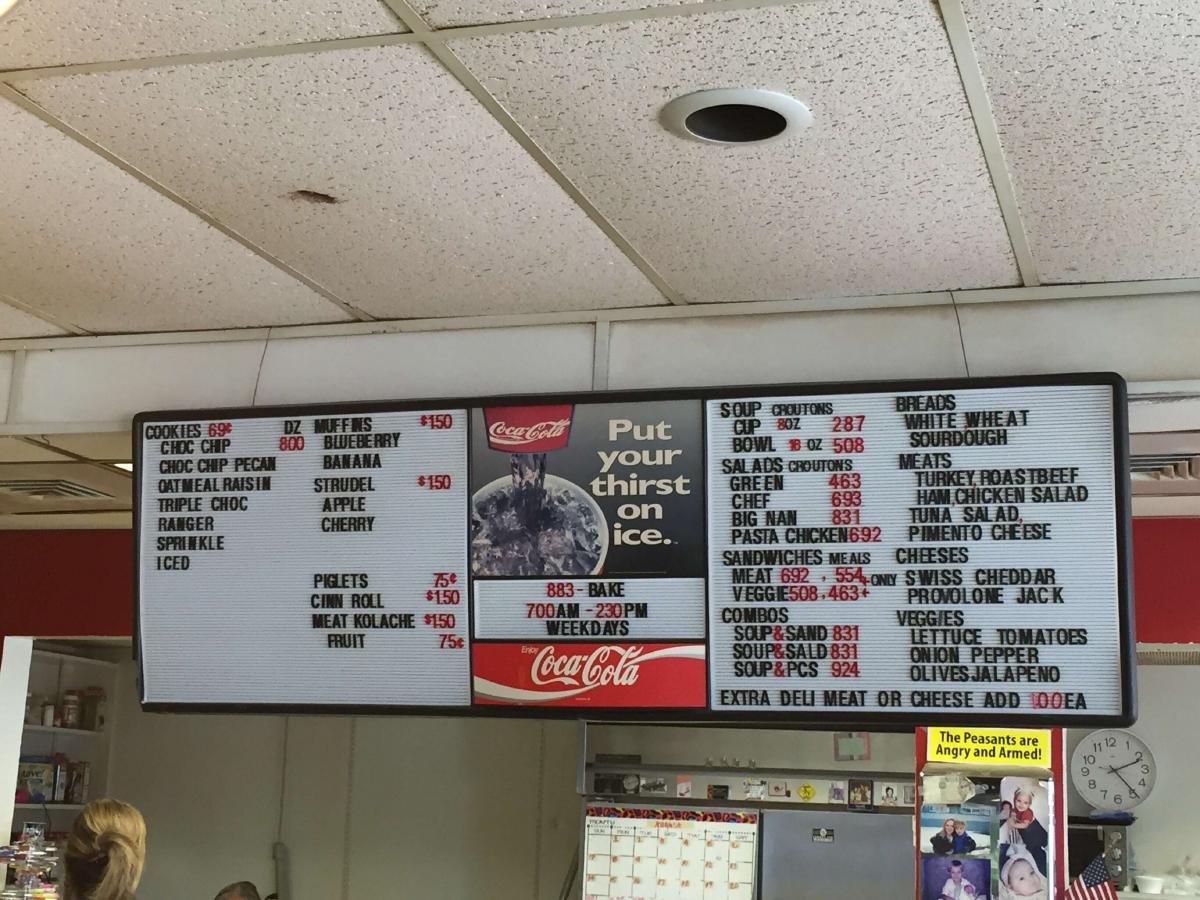 Carta de Czech-Mex Bakery and Cafe, Corpus Christi, 711 N Carancahua St