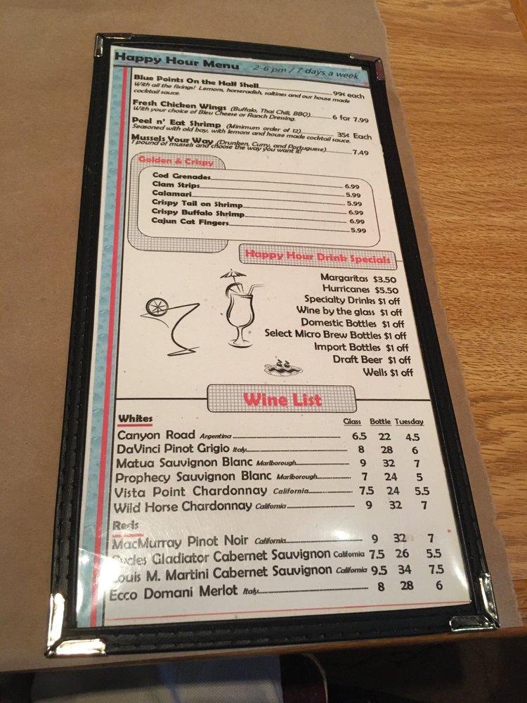 Menu at Shucks Fish House & Oyster Bar, Omaha, Leavenworth St