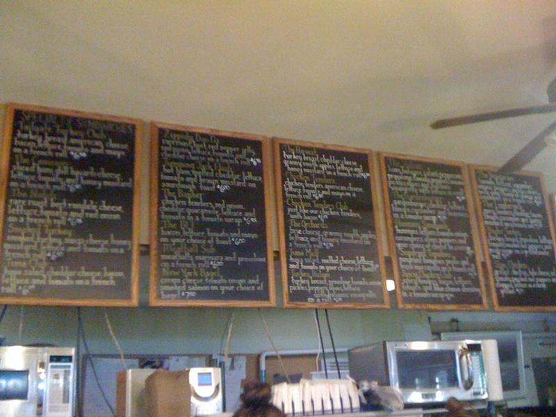 Menu at Tailgate Picnic cafe, South Hadley
