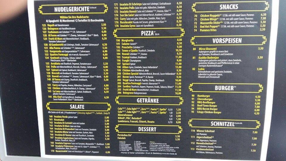 Speisekarte von Behrooz Restaurant - Persische Spezialitäten, Sankt ...