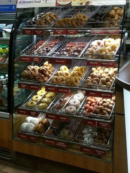 Menu at Tim Hortons restaurant, Banff