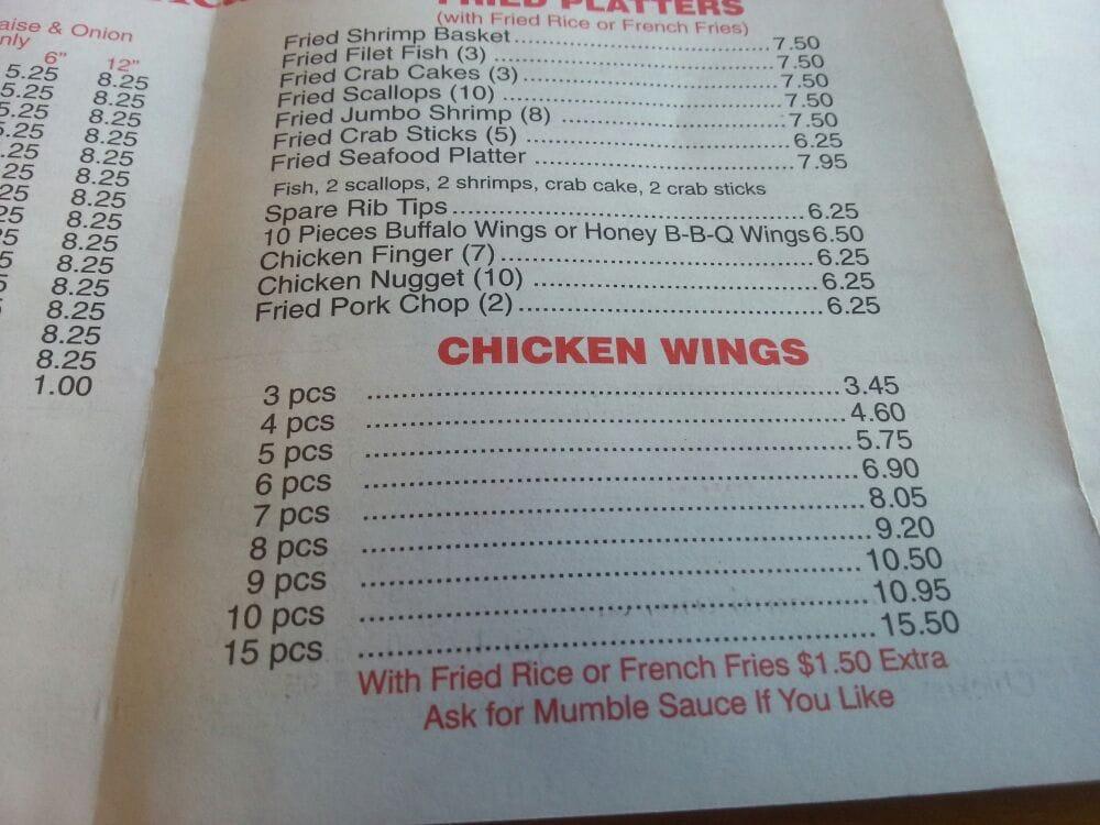 Menu At No 1 China Restaurant Clinton Coventry Way menu-at-no-1-china-restaurant-clinton-coventry-way