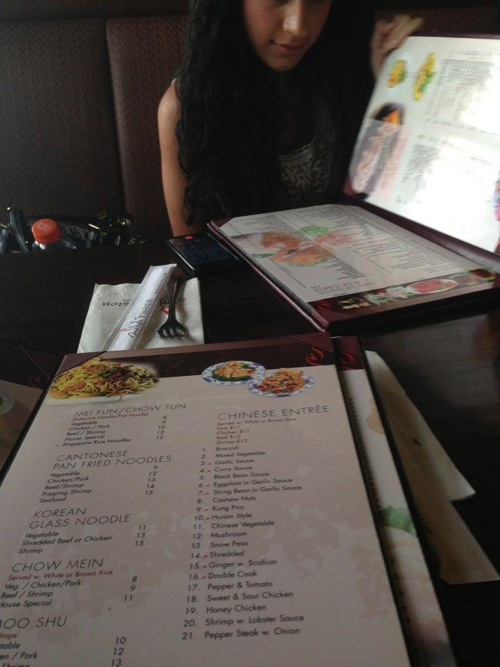 Menu at Wild Fusion restaurant, Mohegan Lake