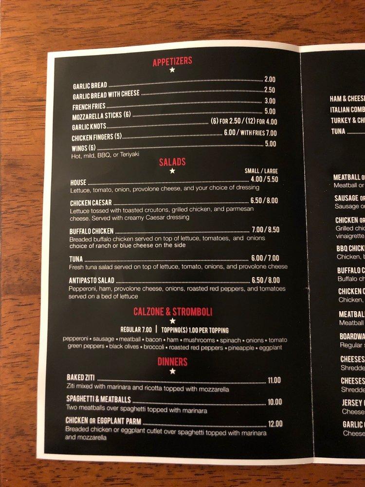 Menu at All American Pizza pizzeria, Gillette