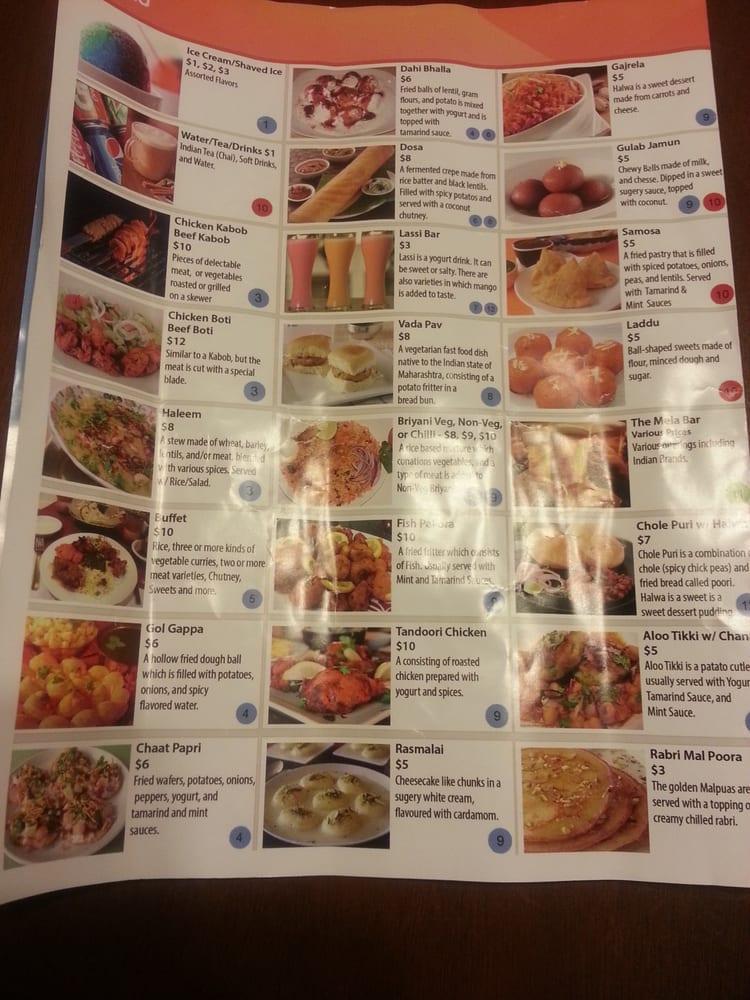 Menu at Las Vegas Mela - Indian Food and Cultural Festival restaurant ...
