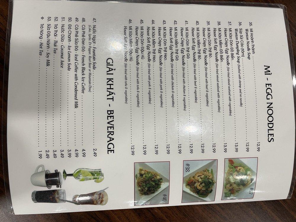 Menu at Pho 102 restaurant, Tumwater, Littlerock Rd SW #113B