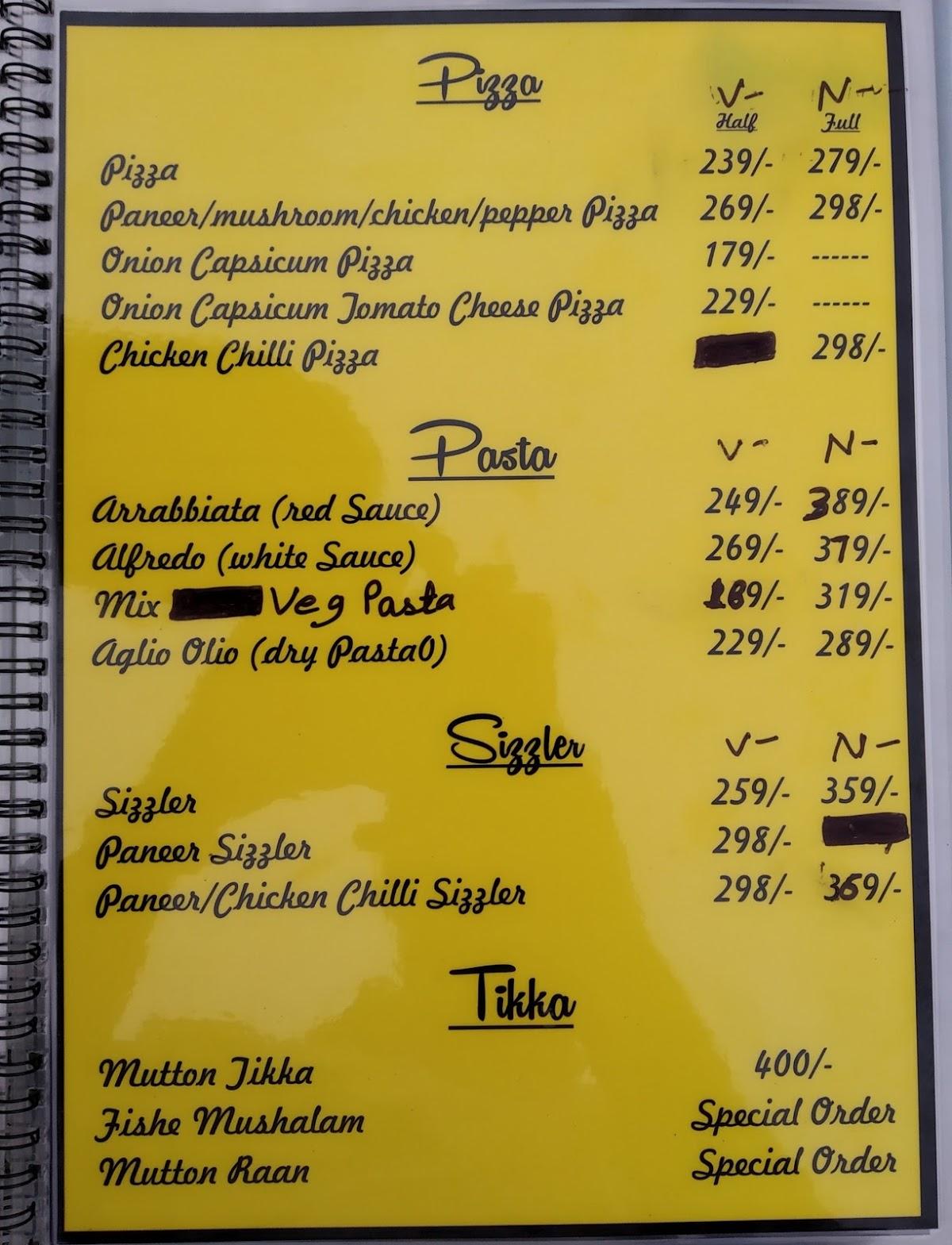 Menu at Tawa the nawabi kitchen resto & lounge, Lucknow