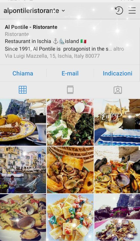 Menu at Al Pontile restaurant, Ischia