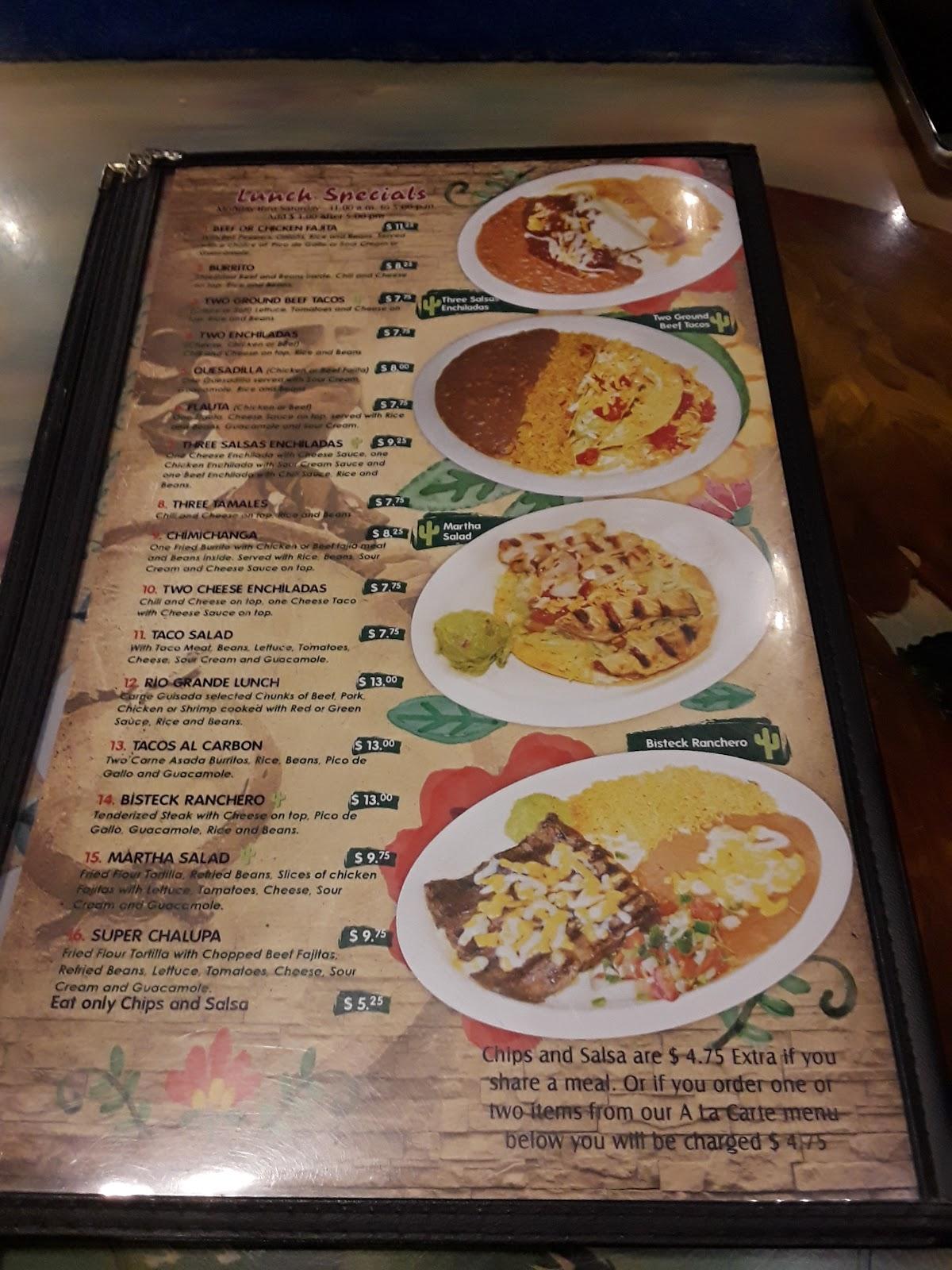 Menu at Los Tres Amigos LLC restaurant, Lawton, E Gore Blvd