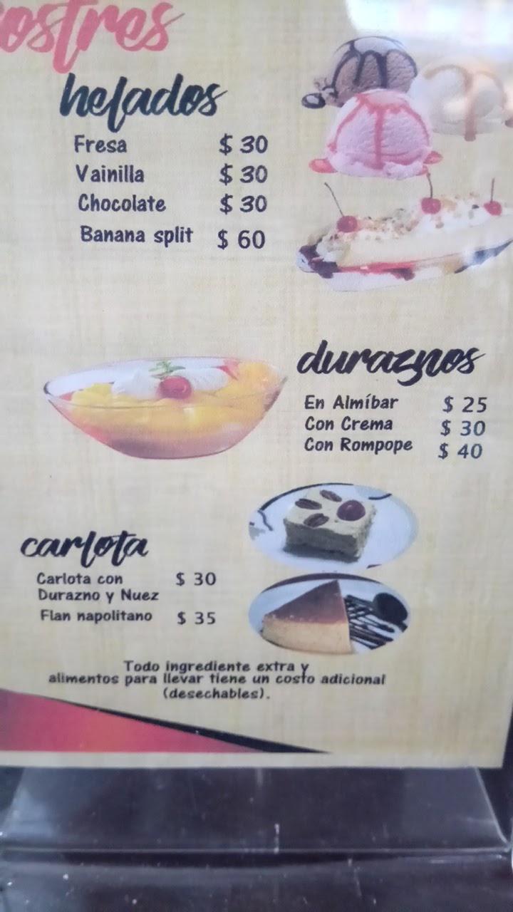 Menu at Restaurant "Pily II", Minatitlán