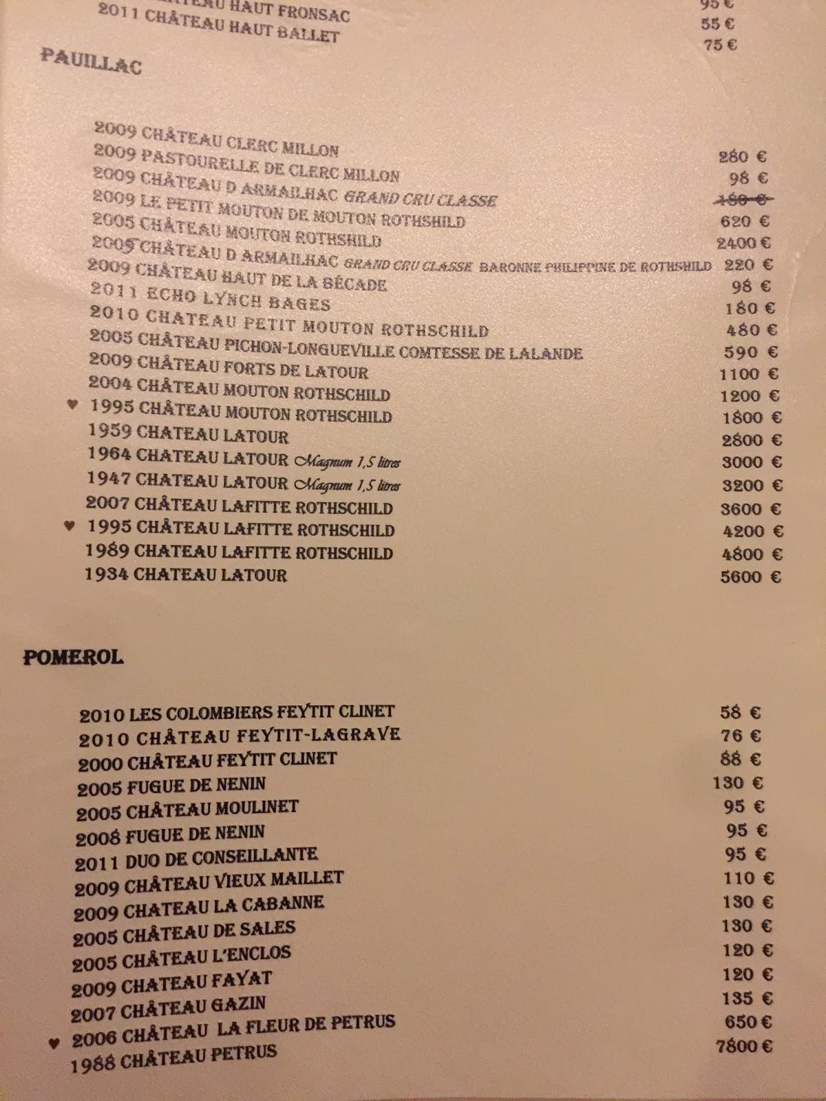 Menu at Le Cénacle restaurant, Tremblay-en-France, 1 Rue de la Mairie