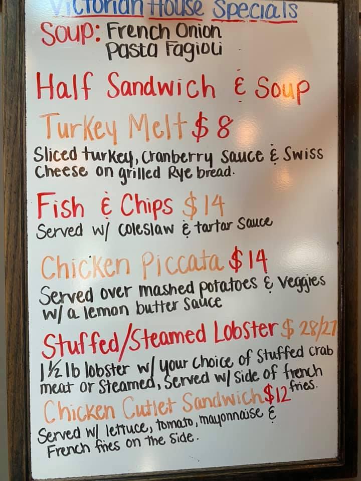 Menu at Victorian House Restaurant & Tavern, Cheshire