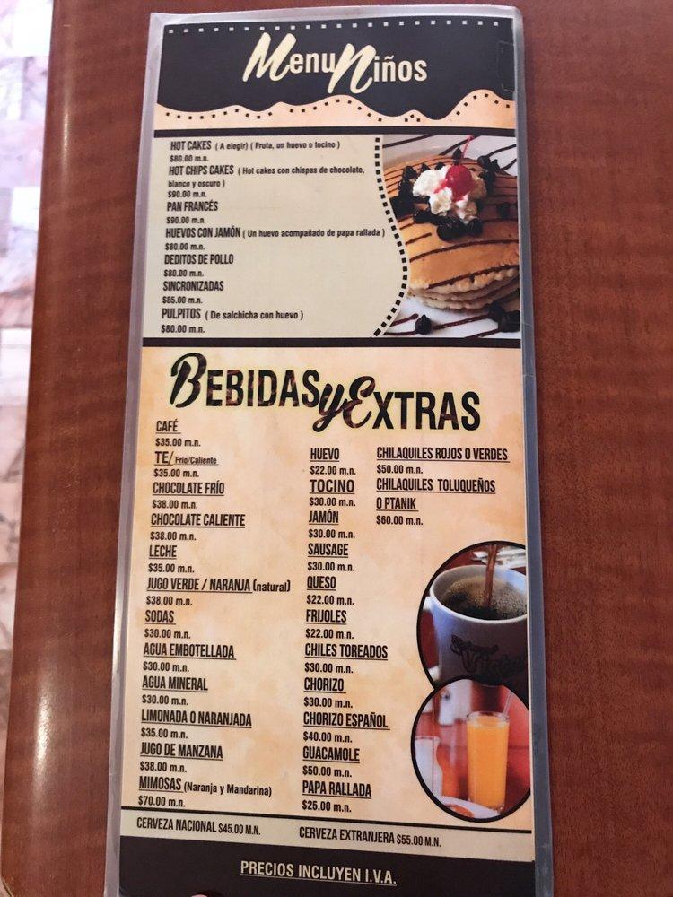 Menu at Restaurant Victor’s Boulevard, Ensenada, Lázaro Cárdenas 178
