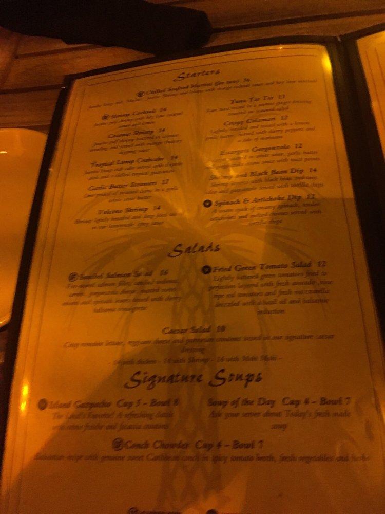 Menu at Beachcomber Resort and Villas restaurant, Pompano Beach
