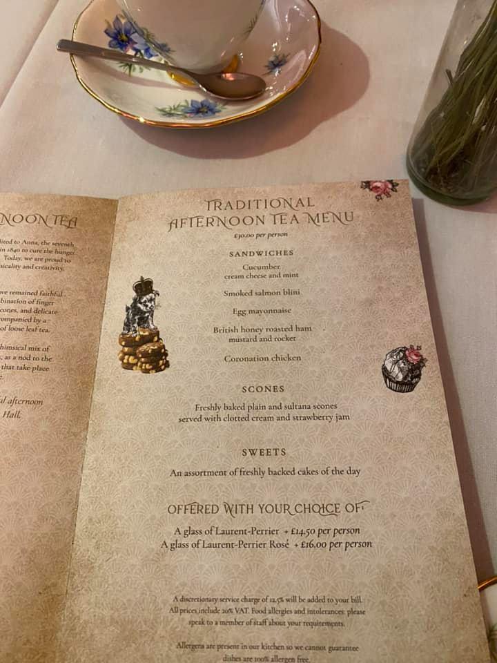 Menu at Verdi - Italian Kitchen at the Royal Albert Hall restaurant, London