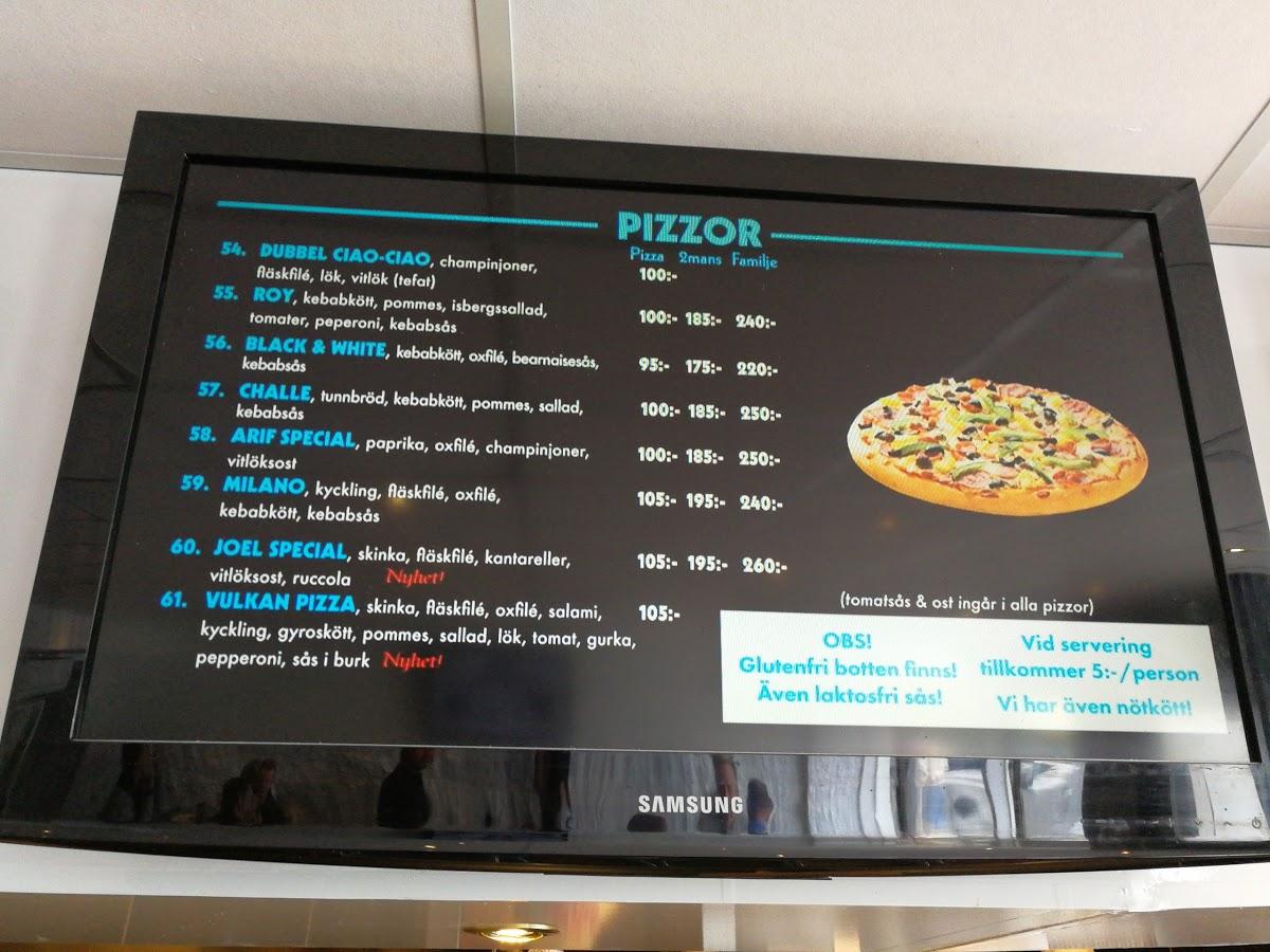 Menu at Josef & Nagem Daoud HB restaurant, Nybro
